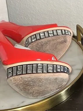 Boutique 9 | Shoes | Boutique 9 Red Patent Leather Pumps 8 | Poshmark